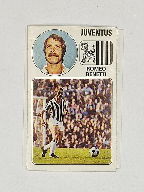 FIGURINA CALCIATORI PANINI 1976/77 BENETTI JUVENTUS n 158 OTTIMA DA ...