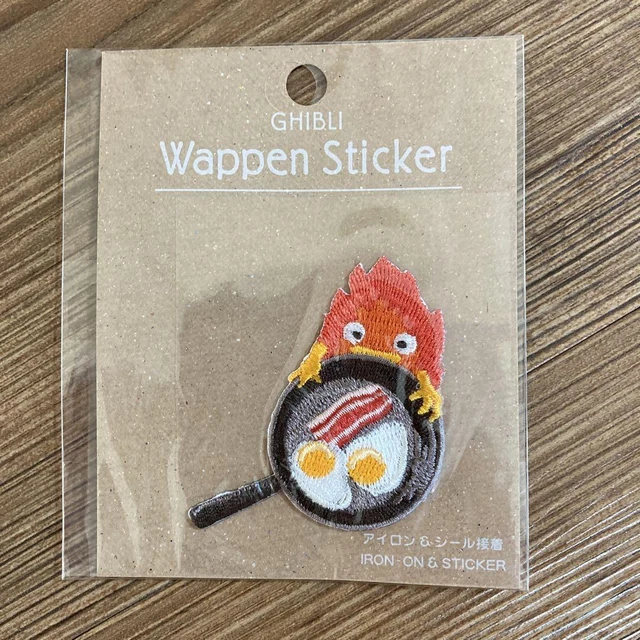 STUDIO GHIBLI HOWL'S Moving Castle Ghibli Park Calcifer Embroidery ...
