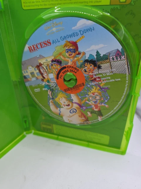 RECESS ALL GROWED Down Dvd Ex Rental Region 4 Pal See All Photos For ...