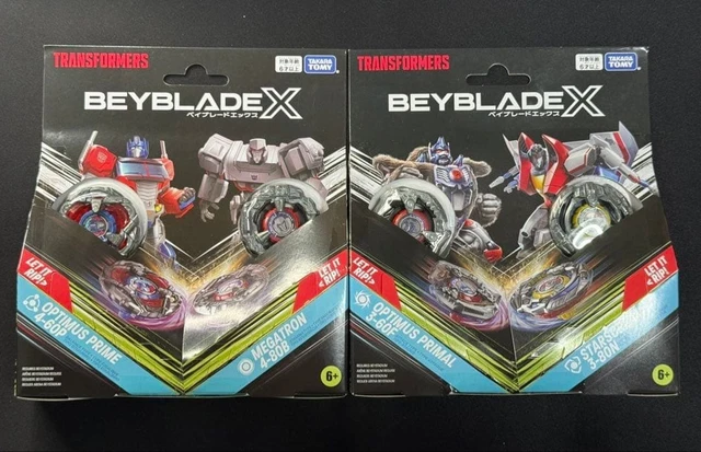 BEYBLADE X TRANSFORMERS Double Starter Set BX-00 Unopened New $202.74 ...