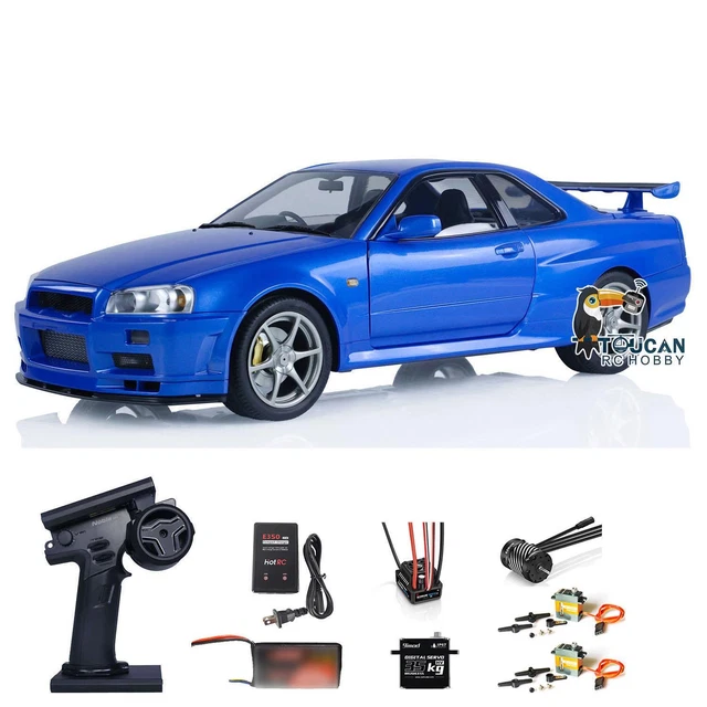 CAPO 4WD RC Metal Drift Racing Car 1/8 Scale R34 RTR Cars Model ...