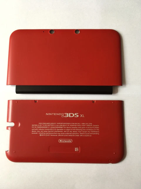 RED REPLACEMENT PART A+E Cover/Shell/Housing For Nintendo 3DS XL NEW ...