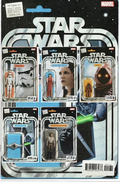 LOT STAR WARS - 5 comics-Action Figure Variant cover- VF/NM -Marvel ...