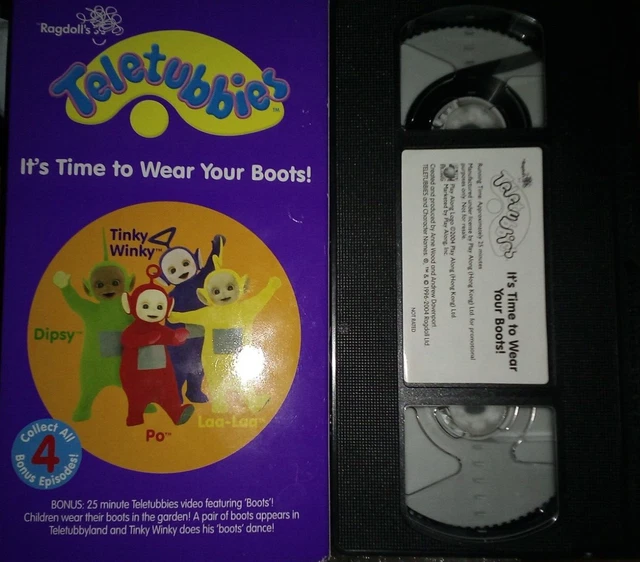 TELETUBBIES~IT'S TIME TO Wear Your Boots! (VHS-2004) PBS~RARE ...