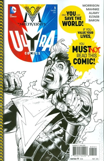 MULTIVERSITY ULTRA COMICS 1B Mahnke B&W variante 1:10 comme neuf dans ...