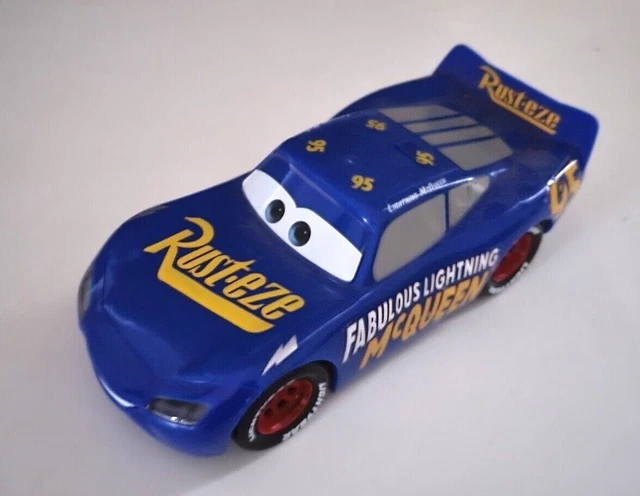 MATTEL DISNEY PIXAR Cars Blue Lightning McQueen Diecast Toys Car #95 ...