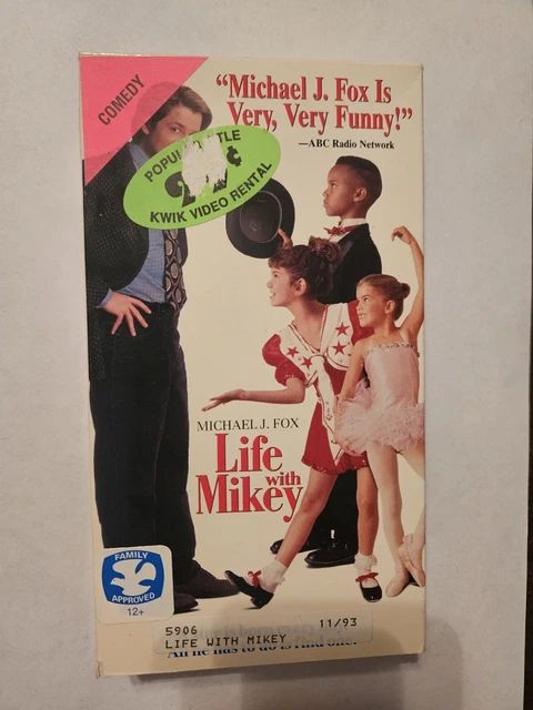 LIFE WITH MIKEY VHS 1993 Michael J Fox Combine Shipping Discount £1.20 ...