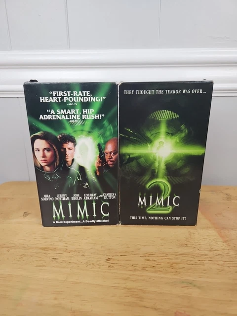 MIMIC VHS LOT Mimic 1 & 2 Guillermo Del Toro £10.49 - PicClick UK