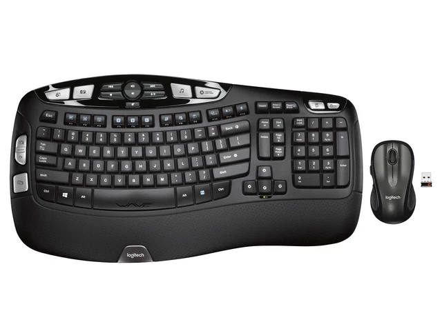 LOGITECH MK550 WIRELESS Wave Keyboard and Mouse Combo - Includes ...