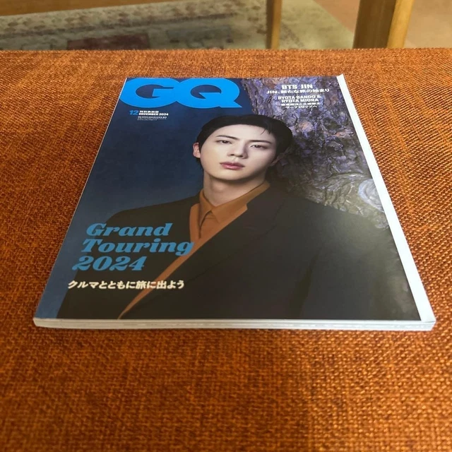 BTS JIN GQ Dec 2024 Magazine Cover Used Fashion Lifestyle Japan Art ...