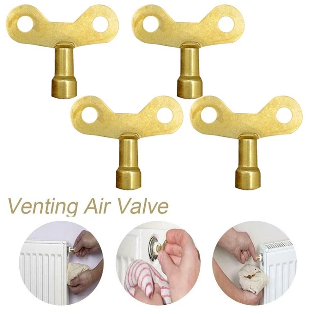 OUTDOOR VENTING AIR Valve Radiator Plumbing Bleed Bleeding Key Faucet ...