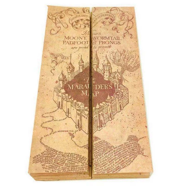 HARRY POTTER THE Marauders Map official Replica Parchment Universal ...