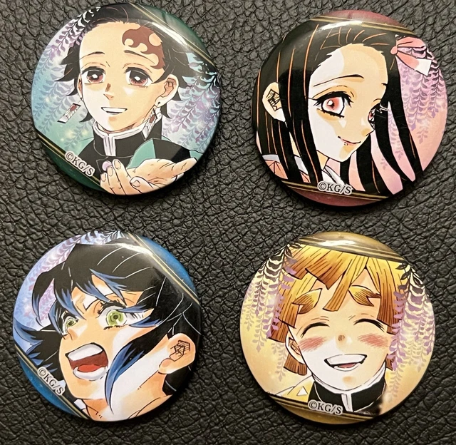 BAMBOLA DI PELUCHE Demon Slayer Tanjiro Kamado Nezuko Inosuke Zenitsu ...