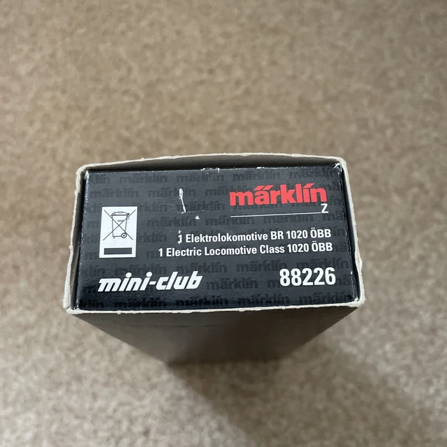 MARKLIN Z GAUGE 88226 Electric Locomotive Class 1020 ÖBB Mini-Club £99. ...