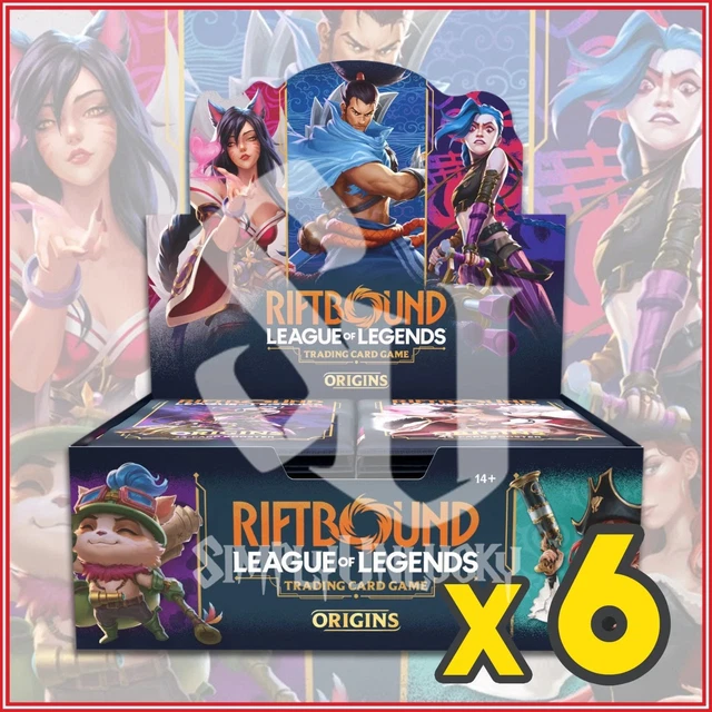 RIFTBOUND: LEAGUE OF Legends TCG - Origins - Booster Box Case SEALED (6 ...