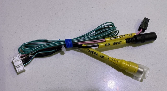 ALPINE ILX-F903D GENUINE Accessory Plug Harness Camera Input & INE ...