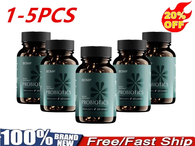 1-5X*60PCS INTESTINAL PROBIOTIC Capsule Promote Intestinal Health Help ...
