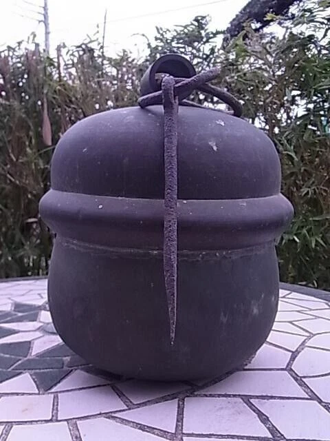 ANTIQUE SHRINE BELL Suzu old bell Japanese Temple Bell ship from japan ...