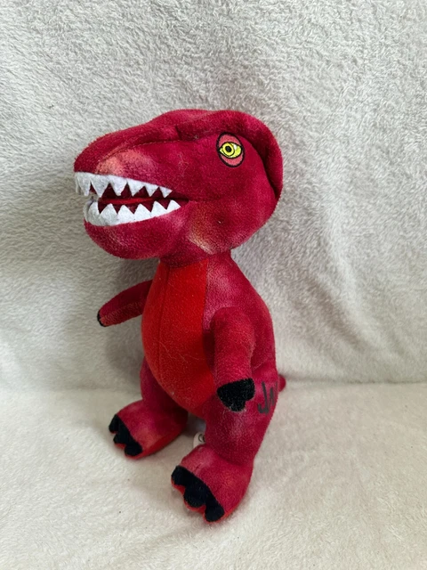 JURASSIC WORLD RED t rex soft toy dinosaur £9.29 - PicClick UK