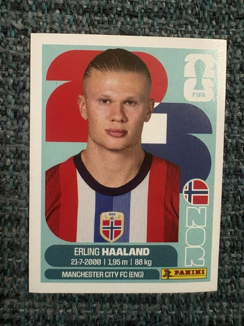 PANINI FIFA WORLD Cup Sticker 2026 NOR 15 Erling Haaland £3.62 ...
