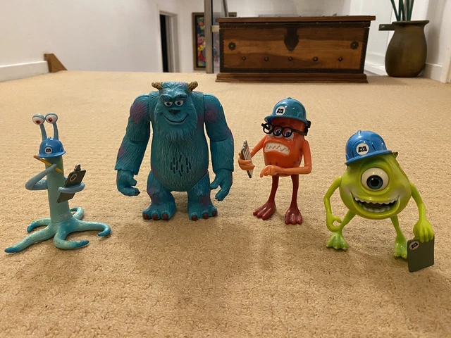 DISNEY PIXAR MONSTERS Inc - Sulley, Mike Wazowski, Fungus & Charlie ...