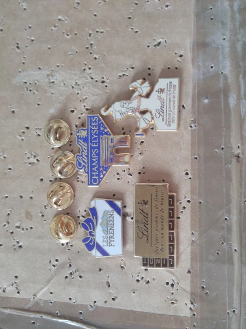 LOT DE 4 Pin S Arthus Bertrand Lindt Avec Attaches EUR 8,50 - PicClick FR