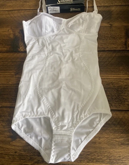 Silhouette White Pantie Corselett Mx151 40c Bnib Rrp £46 £35 00