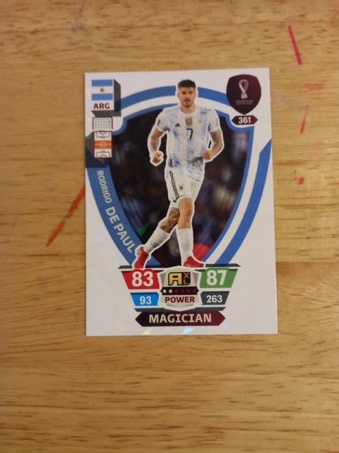 PANINI FIFA WORLD Cup Qatar 2022 Trading Card Game, 361, De Paul ...