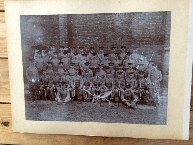 WW1 ORIGINAL 1ST Battalion, Royal Munster Fusiliers group photos, Burma ...