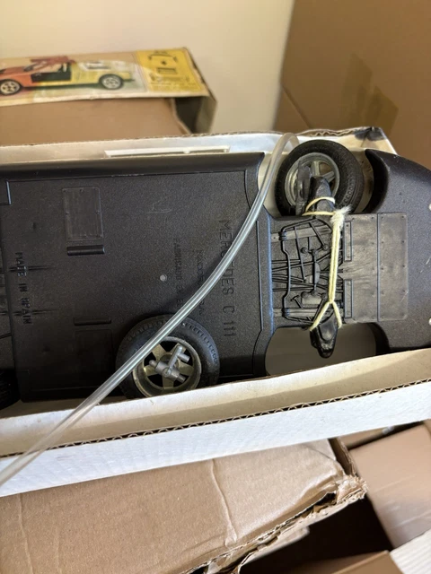 MERCEDES C-111 VINTAGE air controller Toy Car Boxed RTR 2WD RARE £17.22 ...