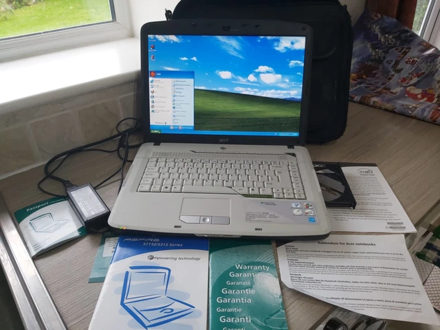 ACER ASPIRE 5715Z Retro/vintage/classic laptop, Windows XP, excellent ...