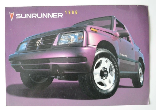 1996 PONTIAC SUNRUNNER Dealer Brochure - French - Canada £7.01 ...