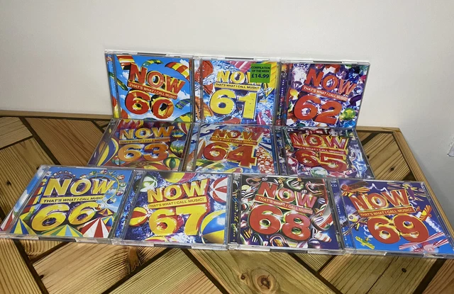 NOW THAT'S WHAT I Call Music CD Album Bundle- 60-69 Complete Unbroken ...