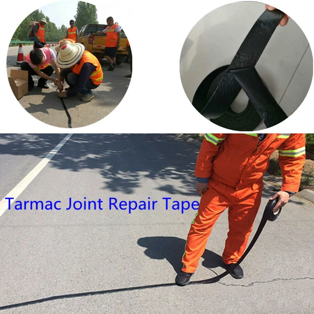 15M OVERBANDING TAPE Asphalt Jointing Path Strip 50mm Wide Tarmac Joint ...