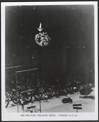 1960S CIRCUS ACT Polack Bros. Original Photo Still Aerial Trapeze ...