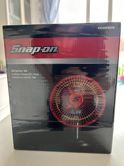 SNAP ON LED Clock Fan £60.00 - PicClick UK