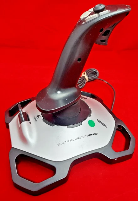 LOGITECH EXTREME 3D Pro Computer Joystick Flight Simulator Controller J ...