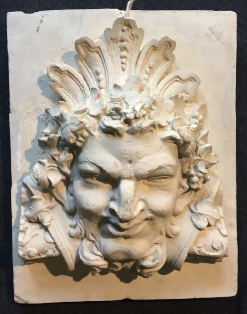 MASCARON &TÊTE DE Faune" plâtre XIXe EUR 320,00 - PicClick FR