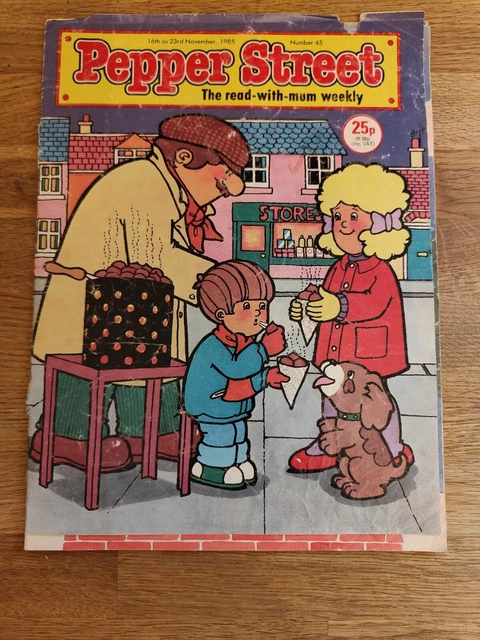 COMIC - PEPPER Street The Read With Mum Weekly UK Comic Issue #45 1985 ...