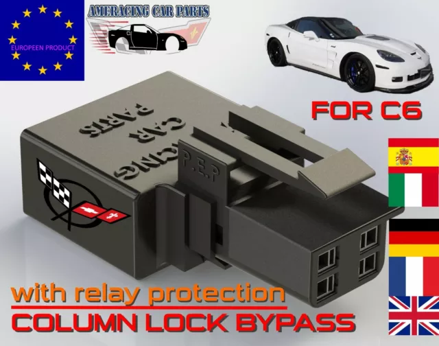 CORVETTE C6 STEERING column lock unlock eliminator bypass LS2 LS3 z06 ...