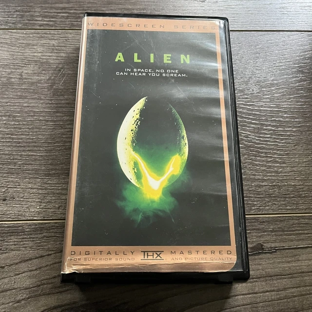 ALIEN (VHS, 1979) Widescreen Digitally Remastered, Theatrical Format $5 ...