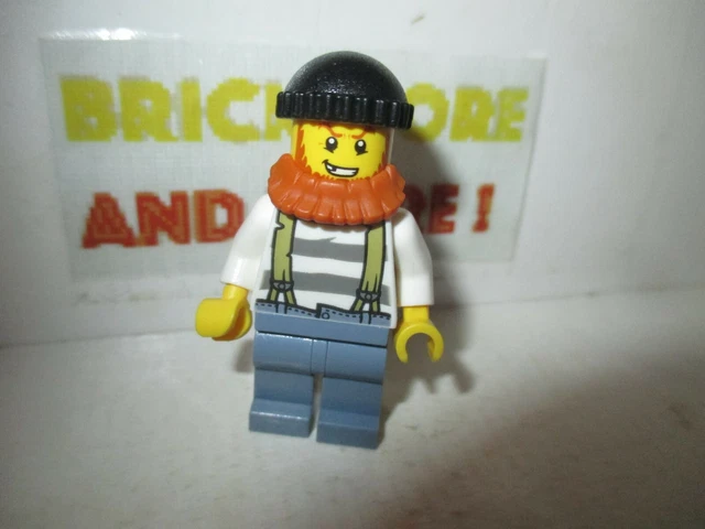 LEGO - MINIFIGURES - Police - Swamp Police - Crook Male 60068 60071 ...