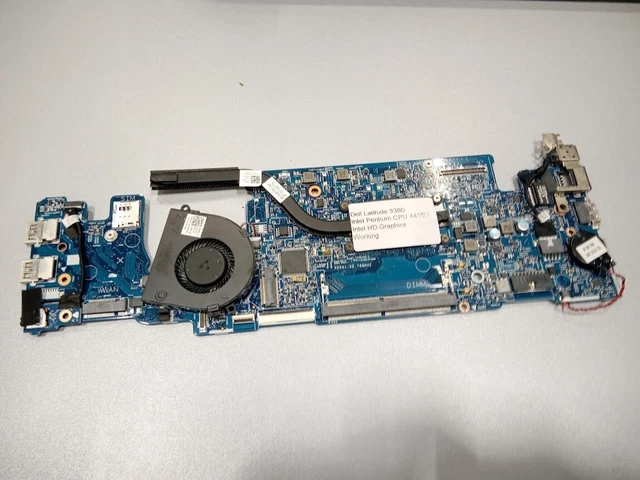 DELL LATITUDE 3380 Motherboard Intel Pentium CPU 4415U Intel HD ...