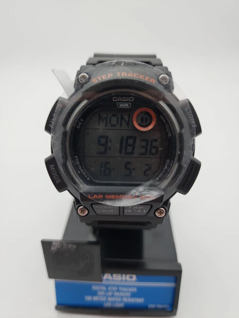 CASIO WS-2100H-1AV, OROLOGIO Step Tracker, 100 Metri WR, 200 Lap Memory, 5 Allarmi EUR 25,79 ...