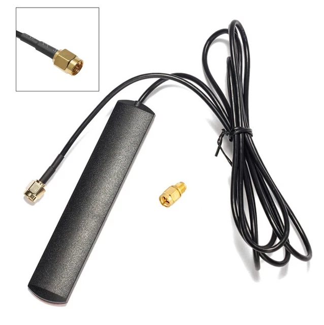 4G LTE SMA Antenna with SMA Plug and Adapters for Car Wireless Wifi ...