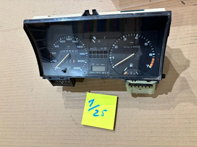 VW GOLF 2 GTI Tacho Tachometer 191919033FB alte ZE mit Drehzahlmesser ...