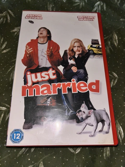 JUST MARRIED VHS Video Tape Ashton Kutcher Brittany Murphy 12 2003 £2. ...