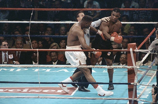 MIKE TYSON AND Tyrell Biggs Boxing 1987 Old Boxing Photo EUR 6,55 ...