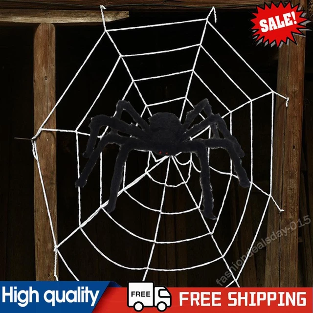 Giant Spider Decor Plush Hairy Realistic Spiders Horror Props For