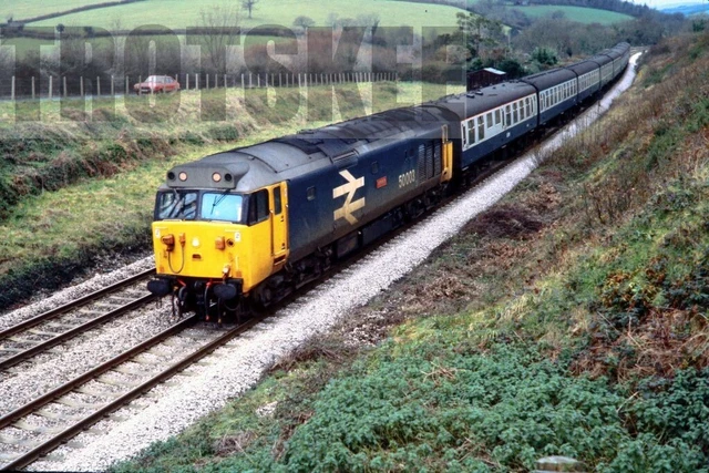35MM SLIDE BR British Railways Diesel Loco Class 50 50003 Rattery 1980 ...